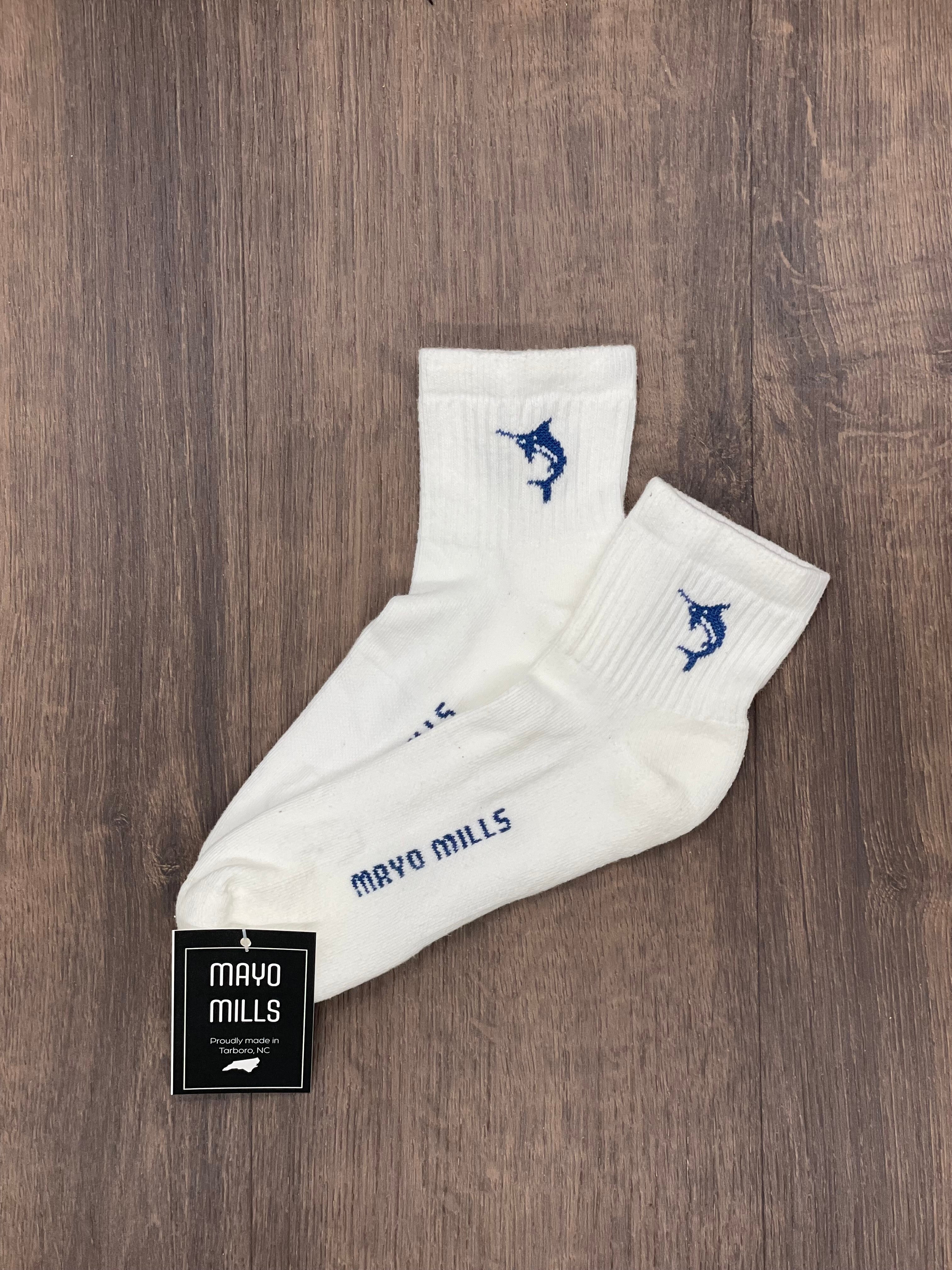 Marlin Socks - Premium USA-Made Cotton Crew Socks | Mayo Mills – MAYO MILLS